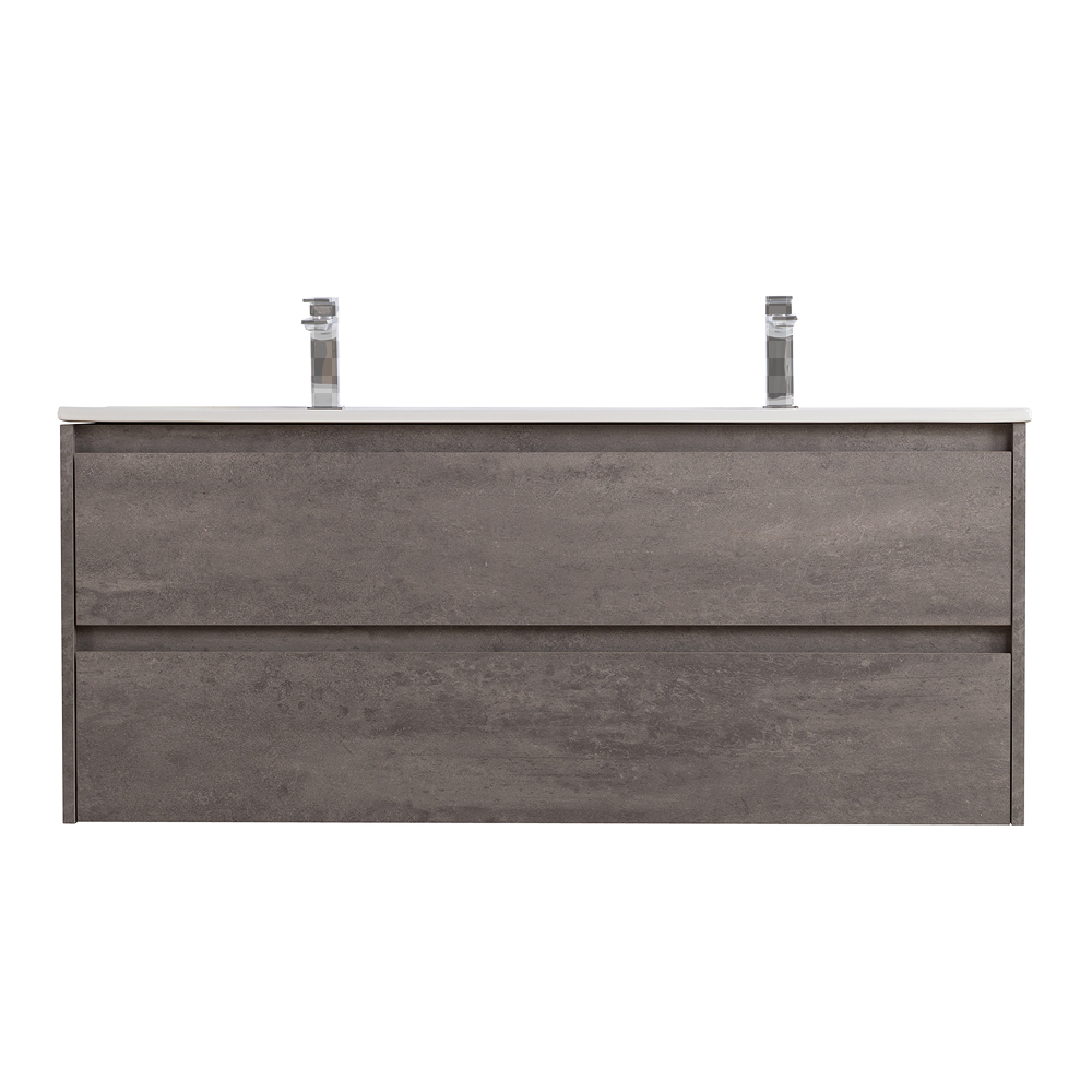 Тумба с раковиной BelBagno Kraft 120 KRAFT-1200-2C-SO-2-CG Cemento Grigio