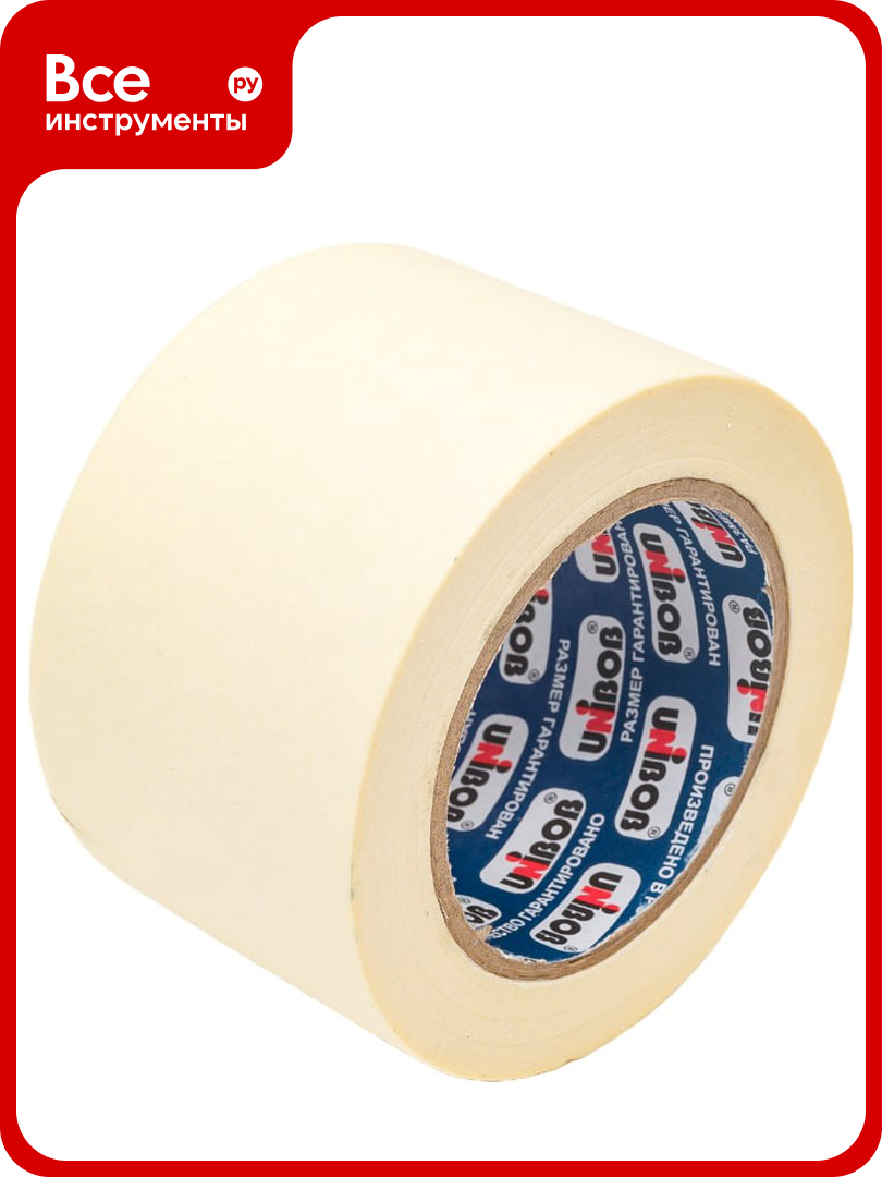 Малярная клейкая лента UNIBOB 72 мм х 50 м 211730