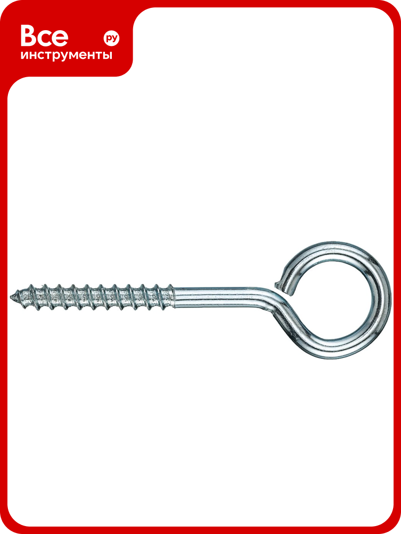 Шуруп с кольцом Tech-Krep/Zitar 6,0х60 1 шт - пакет 103897
