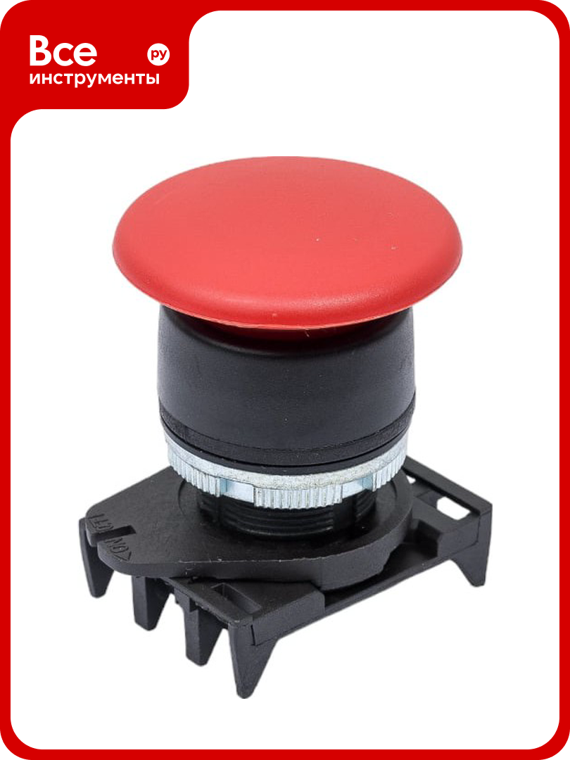 Кнопка DKC грибовидная, без фиксации, красная д. 40 ABHT1R4N 93706, товара