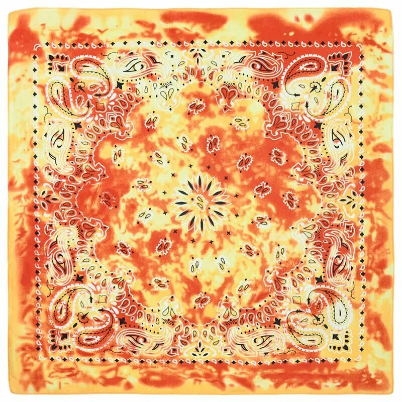 Оранжевая бандана Tie Dye Charlie Caamp