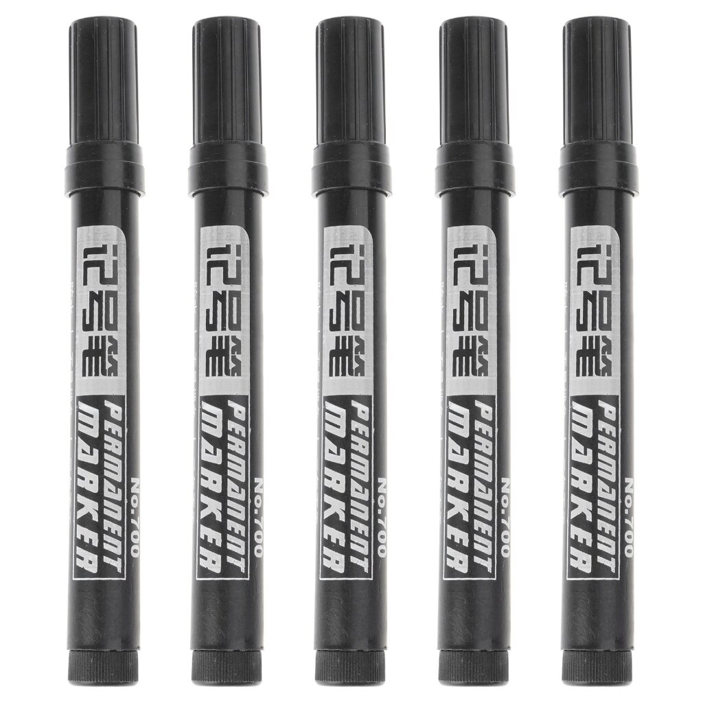 1/5/10 шт Ручка для Рисования На Масляной Основе Перманентный Маркер Ручка для Рисования Фломастером Канцелярские Школьные Принадлежности для Металла И Пластика