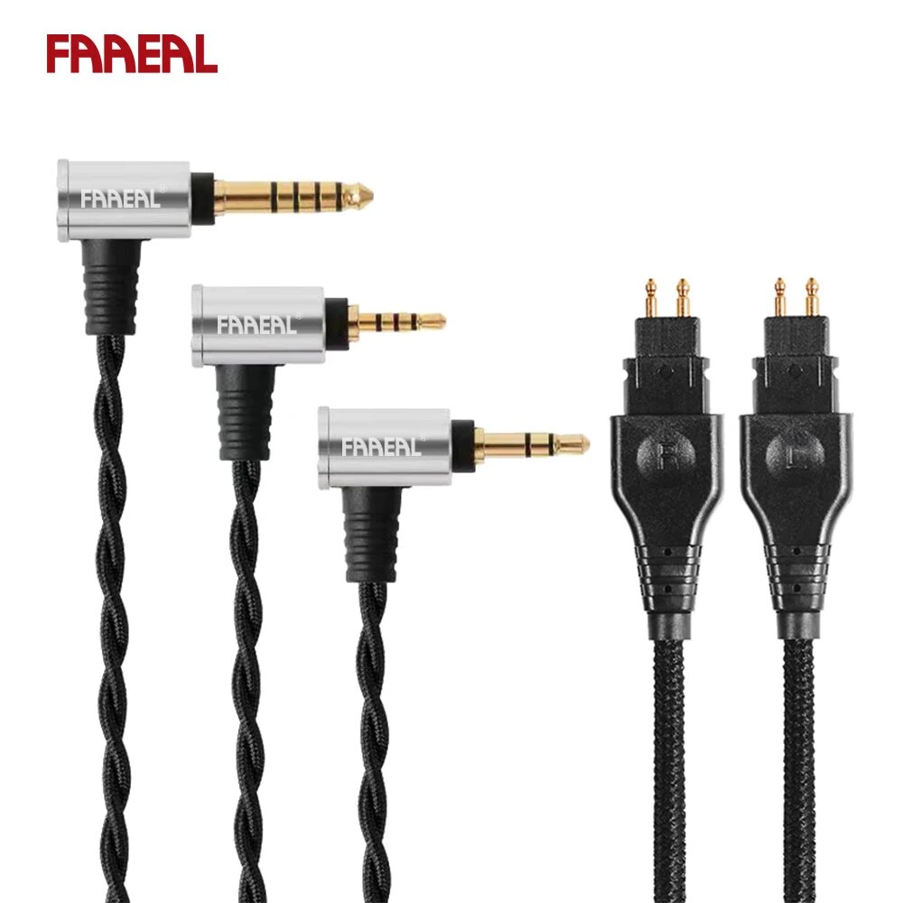 FAAEAL аудиокабель для наушников Sennheiser черный 3.5mm Standard