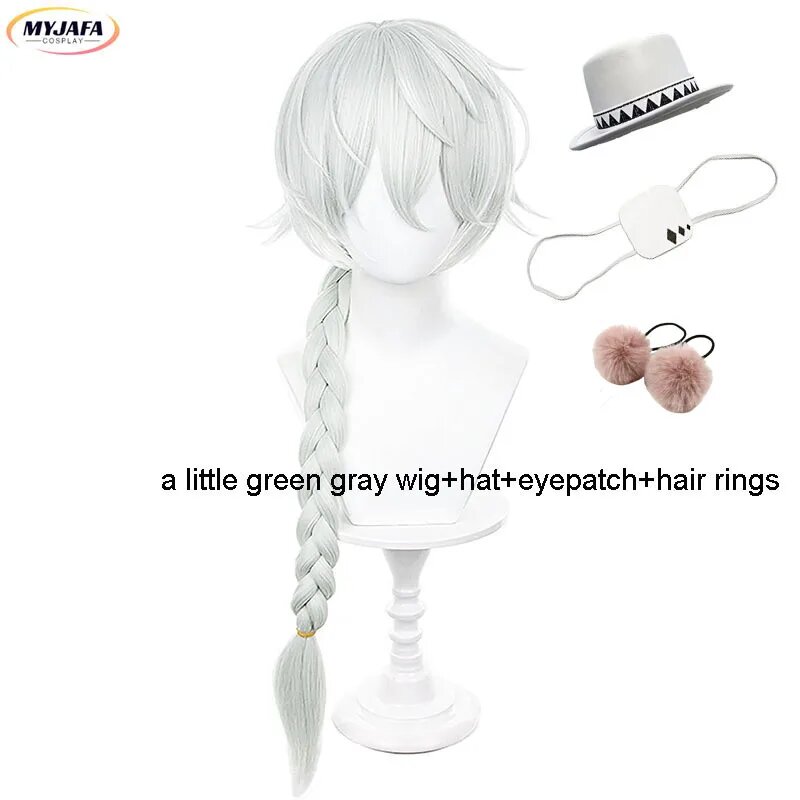 Косплей парик Николай Гоголь зеленый серый Wig A Accessories
