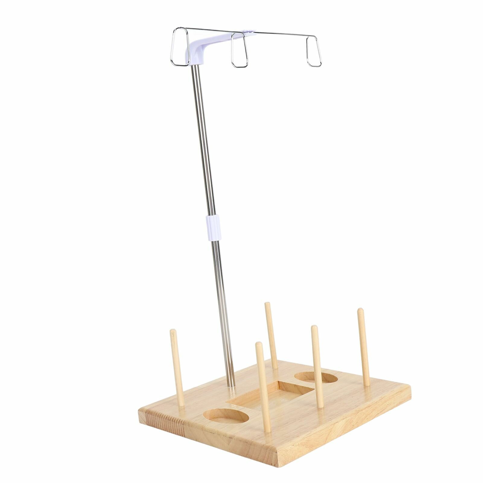 Держатель для нити на прочной деревянной основе для швейных машин, большой размер катушки, набор 1 шт.