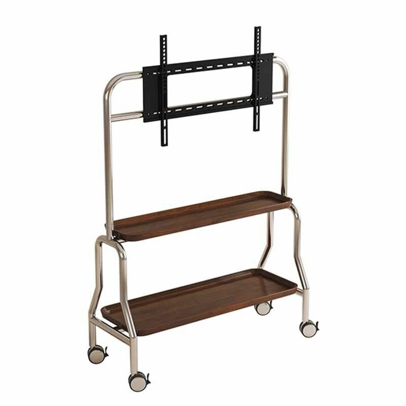 Стойка Для Телевизора 43"-75" С Кронштейном На Колесах , Мобильная