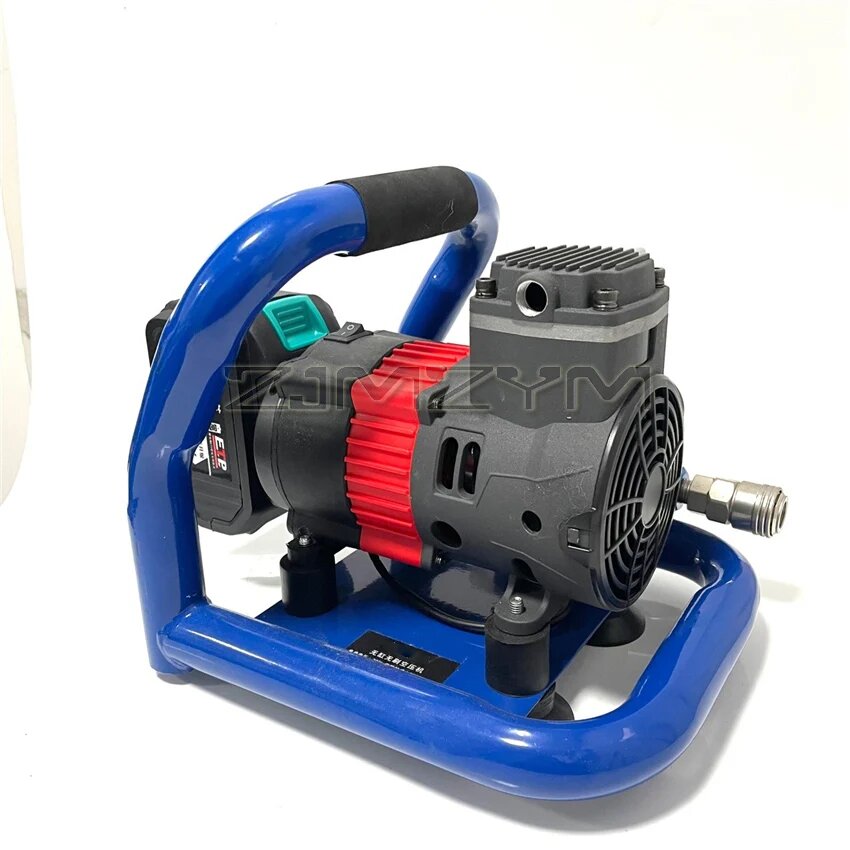 Воздушный насос с литиевой батареей 21 В, подходит для аккумулятора Makita 18-21 В, бытовой портативный перезаряжаемый воздушный компрессор с литиевой батареей, No battery