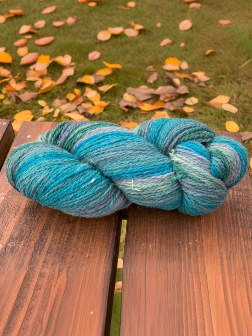 Пряжа Дундага 6/2 multicolor S-122 171г