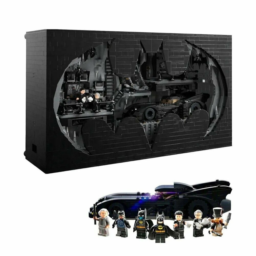 Конструктор Супер Герои набор "Пещера Бэтмена" 3981 деталь 7 фигурок, игрушка автомобиль heroes