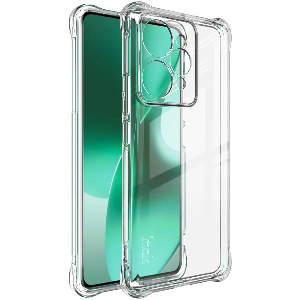 Матовый чехол для задней панели Realme 15 Pro 5G IMAK Air Bag Bumper Противоударный чехол Funda Realme 15, чехол для телефона Realme 15 Pro, мягкий чехол