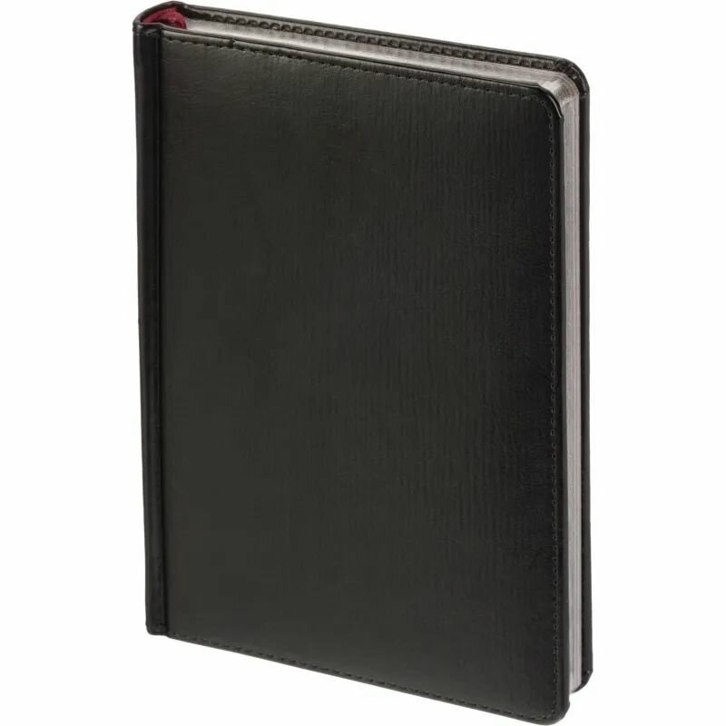 Ежедневник недатированный А5 Sidney Nebraska, черн, сереб. обр,272стр 3-128/16