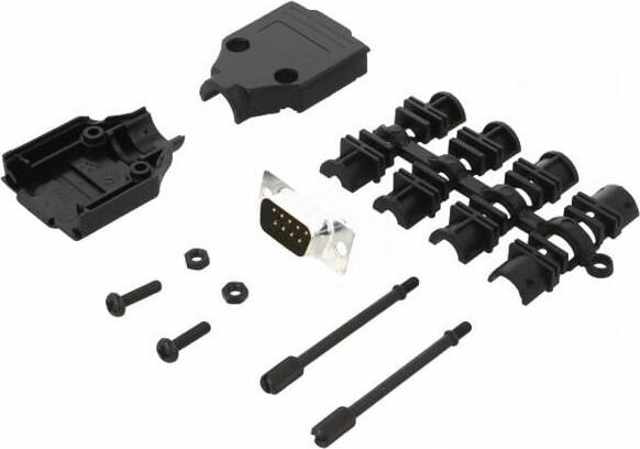 Разъем MH CONNECTORS MHDTPPK9-DB9P-K D-Sub PIN 9 вилка "папа" прямой пайка на провод 1 шт