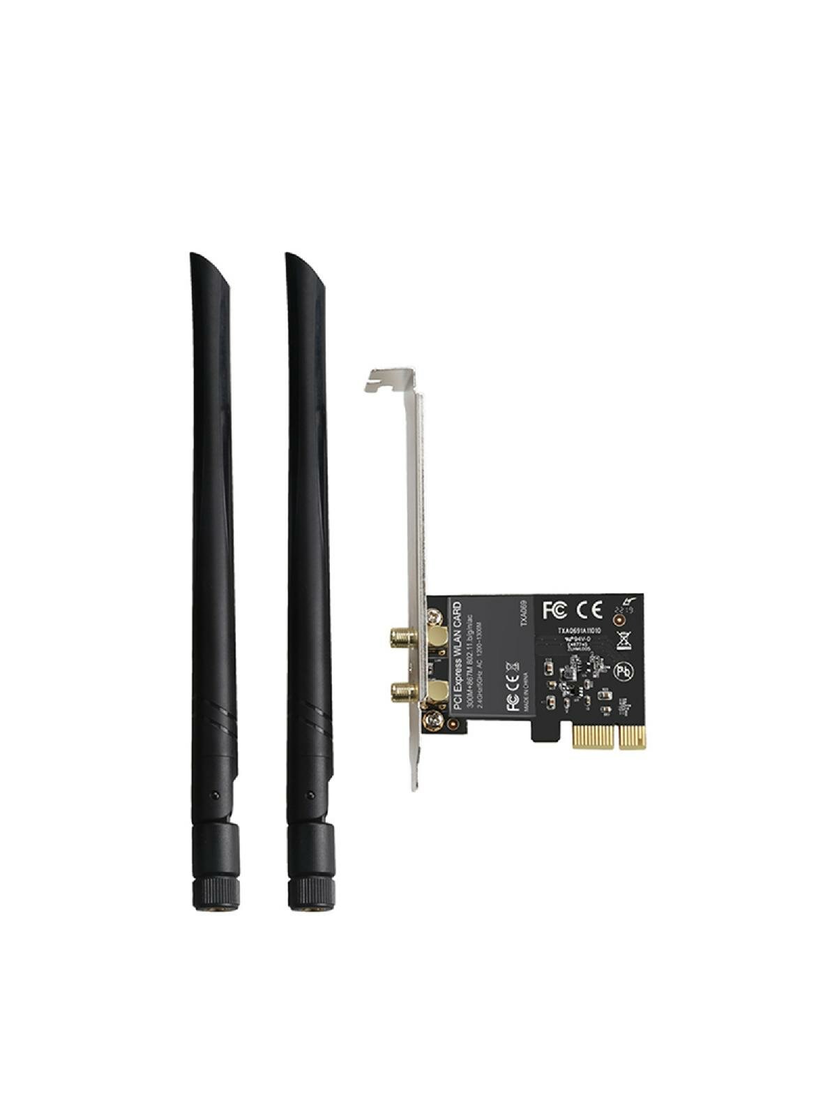 2.4GHz/5.0GHz Dual-band 1300M WiFi Adapter Wireless Network Receiver Gigabit Network Card for PC Computer Accessory