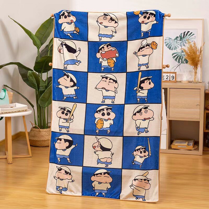 Плед из мультяшного кораллового флиса, утепленный плед, плед для офисного сна, плед для одного человека, защищающий кондиционер, небольшой фланелевый плед, стеганое одеяло.