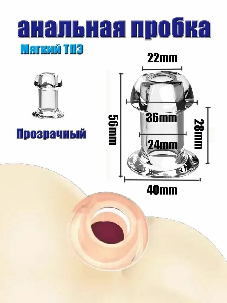 Анальная пробка, 36 мм