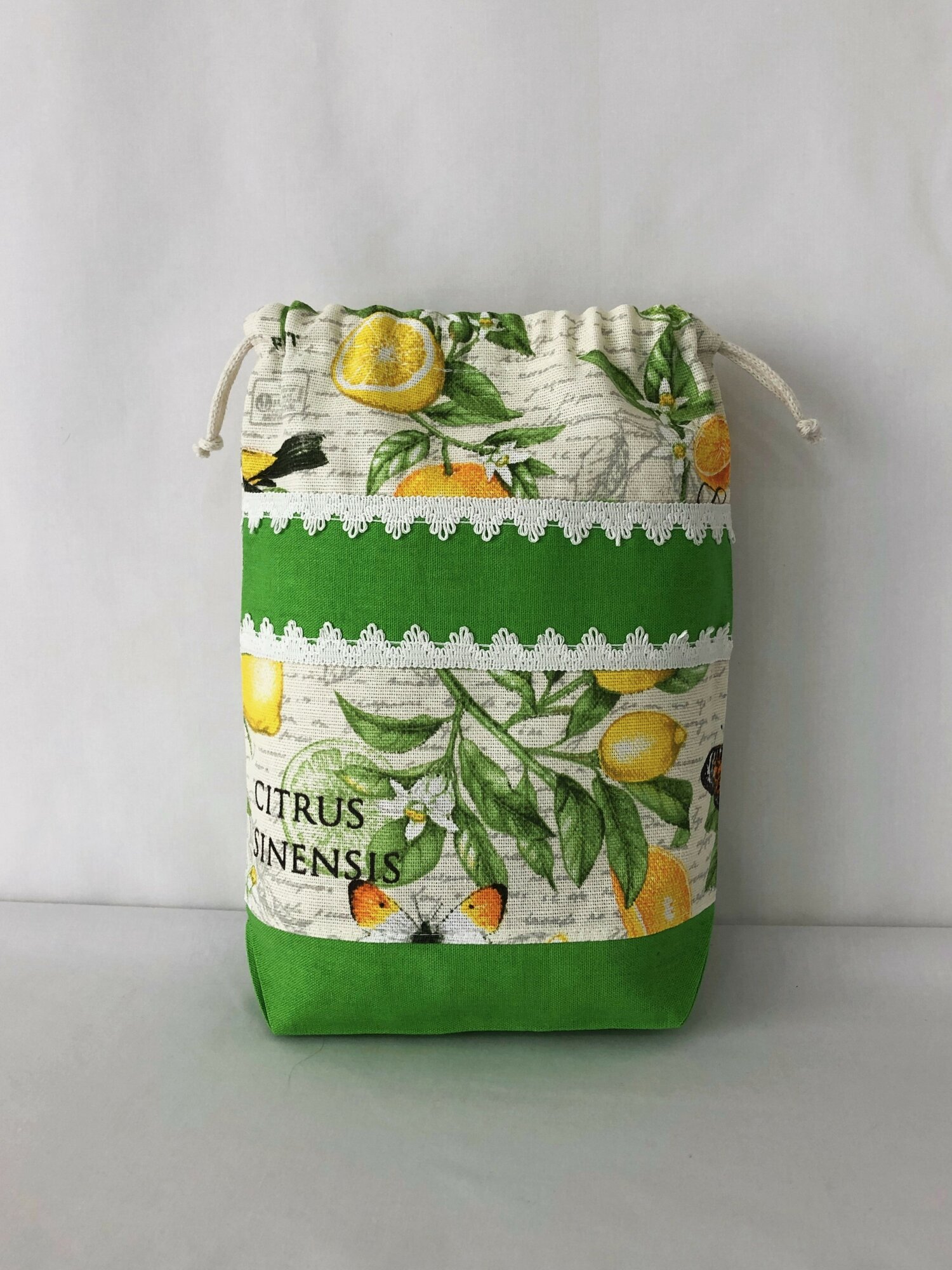 Мешочек из рогожки 22х27х6 см, цвет м29-1, хлопковый, для упаковки и хранения