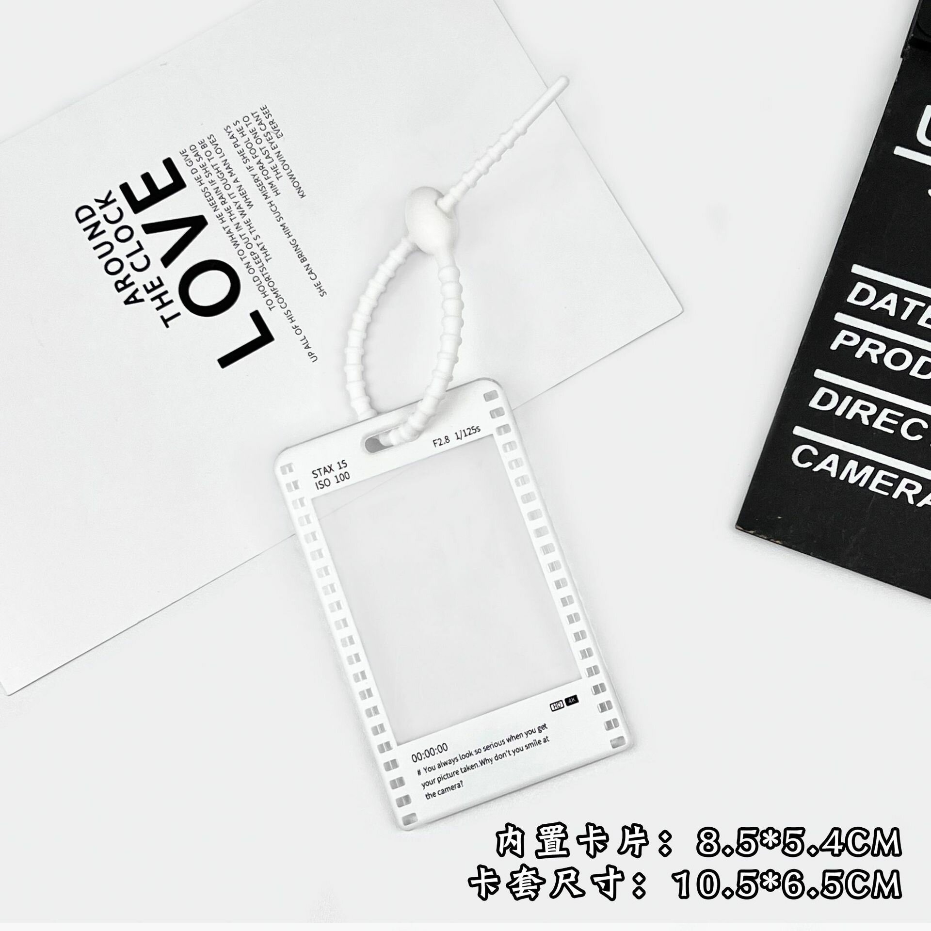 Креативный прозрачный держатель для карт, студенческий билет, идол, визитка, слайдер, чехол для карт, модный унисекс, простой защитный чехол