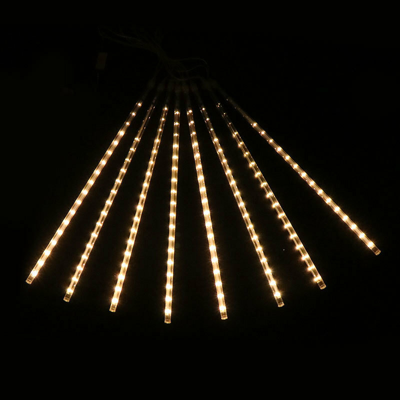 Метеоритный дождь, мигающий свет, полый LED инженерный водопад, набор световых гирлянд, уличное освещение, солнечные рождественские декоративные огни