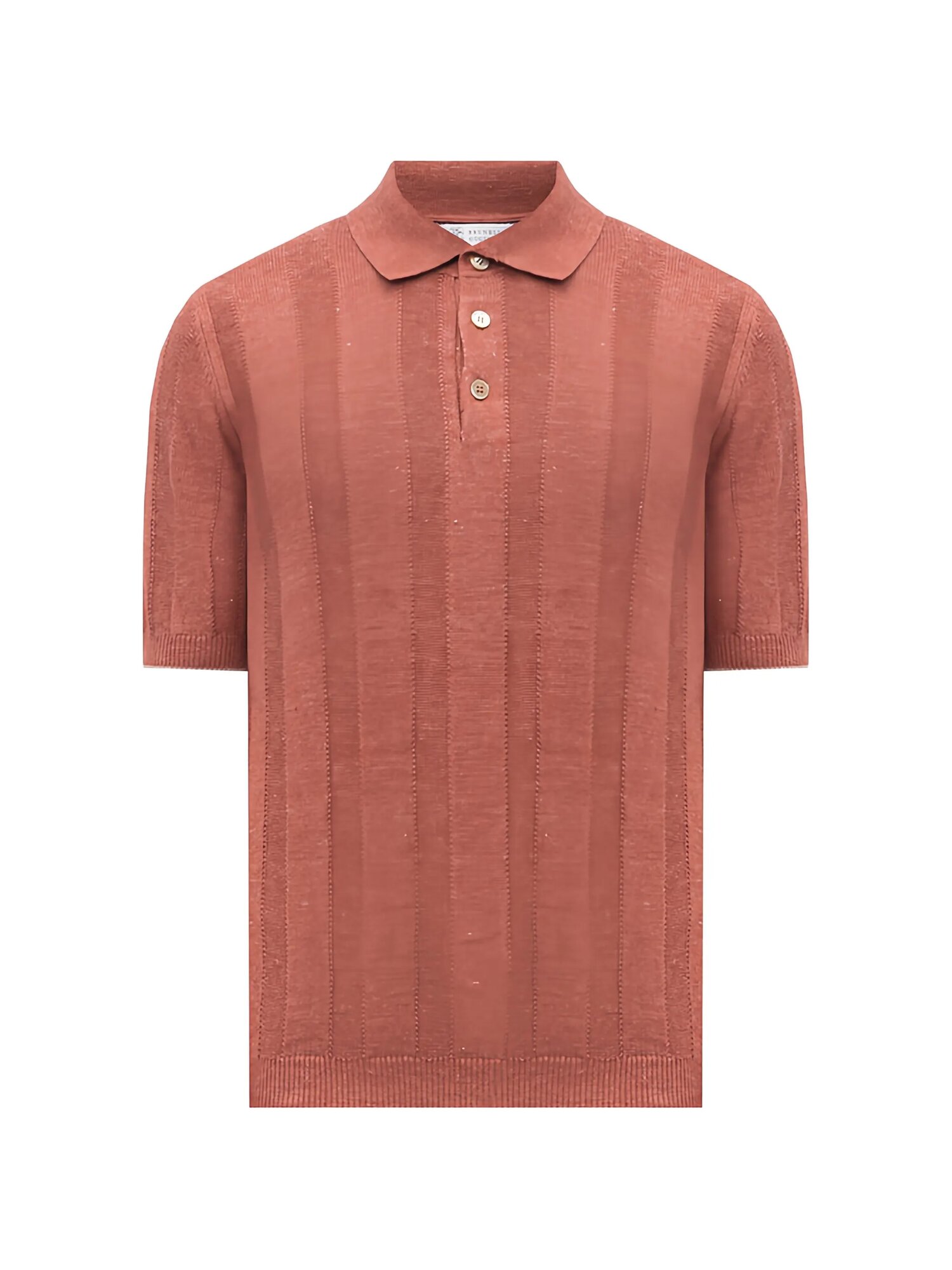 Рубашка Wide rib knit polo