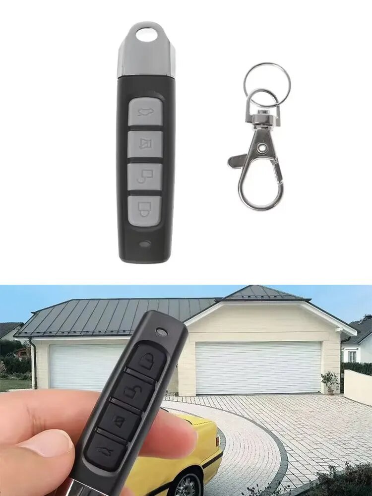 433MHZ 433.92mhz Пульт дистанционного управления для гаражных ворот, дубликатор, клон, обучение, кодовый ключ для автомобиля