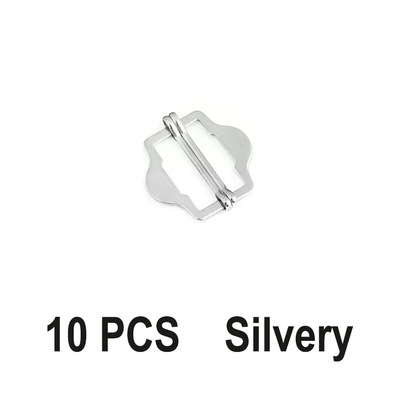 Ширина 20/25/30 мм, серебристые металлические пуговицы для жилета с двойной иглой, скользящий ремень, регулируемая застежка, закрепляющая пряжка для ремня