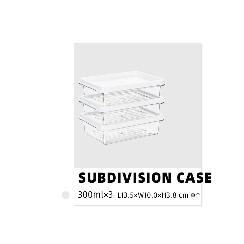 Корейский импортный холодильник для хранения, большие и маленькие прямоугольные контейнеры для свежести, морозильный контейнер с бенто-боксом, контейнер для пельменей ChangSin