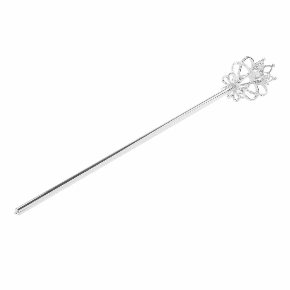 Волшебная палочка из сплава с блестящими стразами, аксессуар для косплея, королевы