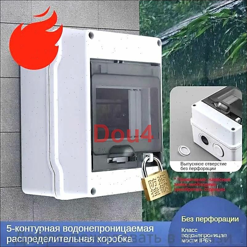 Щит учета электроэнергии пластиковый для счетчика, уличный, герметичный, навесной