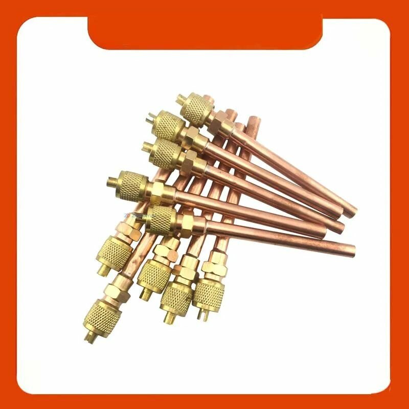 Клапан заправки фреона для компрессора холодильника 6,3*0,4 / 5 см "Шредер" (10 шт)