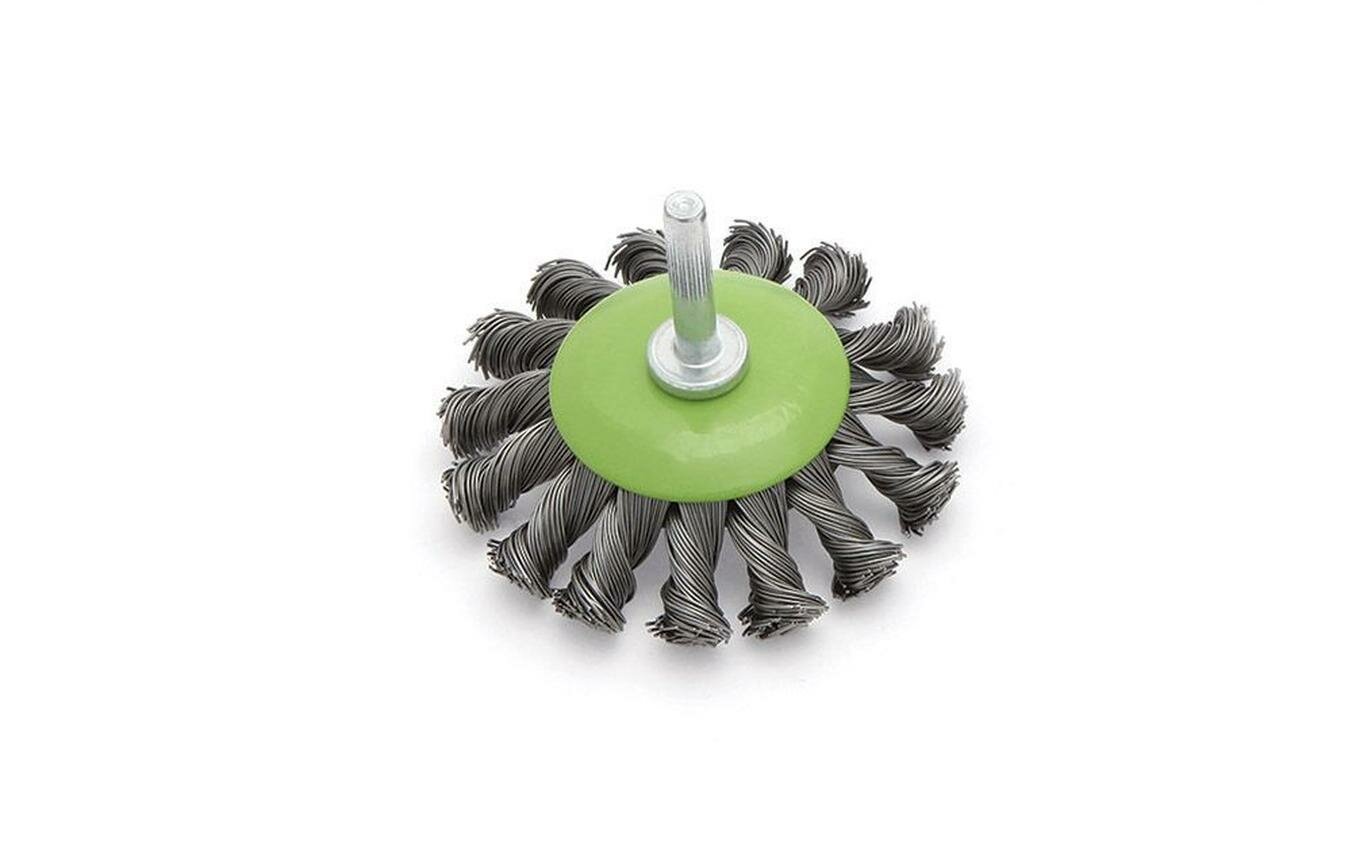 Щётка для дрели кручёная конусная 75 мм / Дело Техники 272275