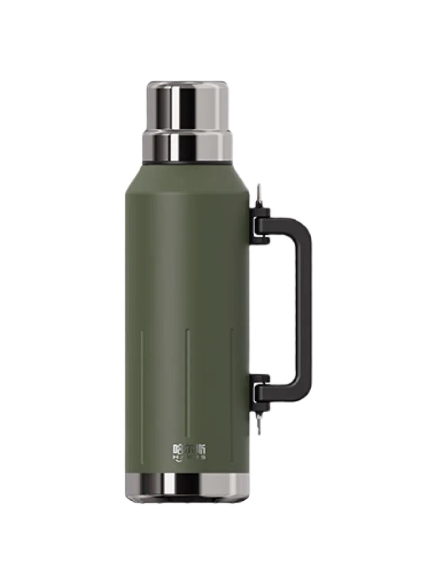 Термос HAERS Expedition 2л, зеленый, 24ч теплоизоляция