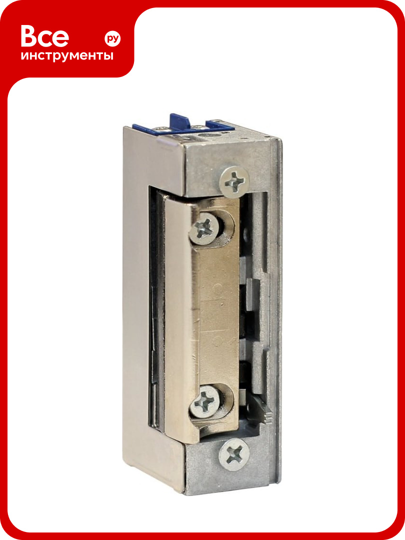 Симметричная электрическая защелка Smartec ЭМЗ ST-SL361NC HЗ, без планки, регулируемый язычок, механическая и длительная электрическая разблокировка smkd0882