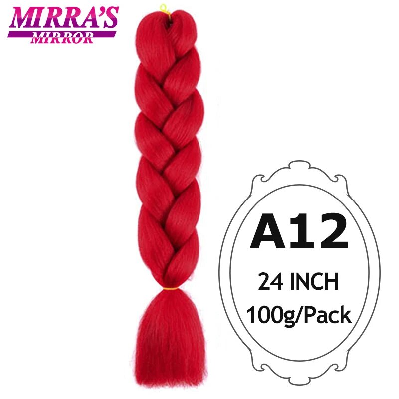 Mirra's Mirror Плетение волос синтетические 24 дюйма A12