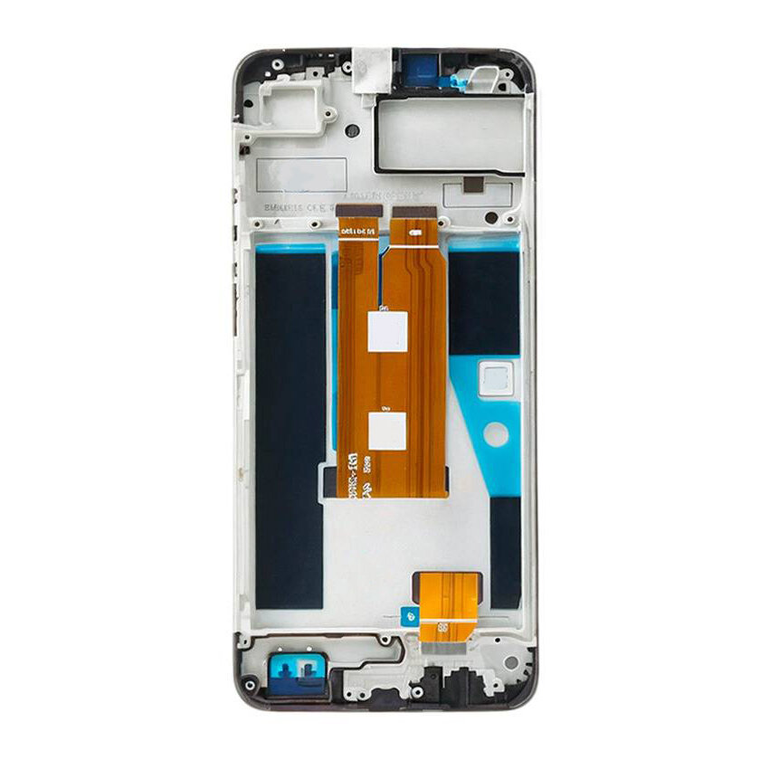 Дисплей (экран) в сборе с тачскрином для Realme C61 (RMX3930) черный с рамкой (Premium LCD) / 720x1600