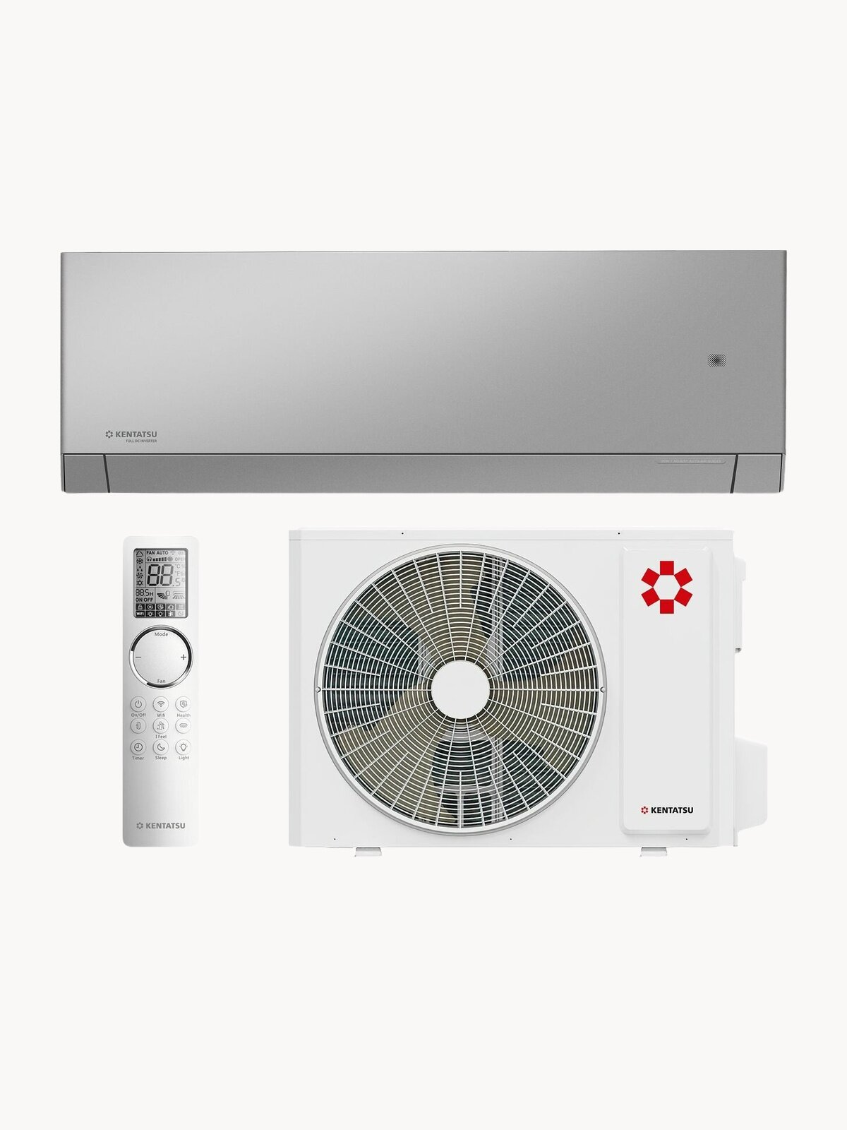 Тепловой насос сплит-система инверторная Kentatsu Tamashi KSGTA35HZRN1 (Wi-Fi модуль в комплекте), для помещений до 35 кв. м.