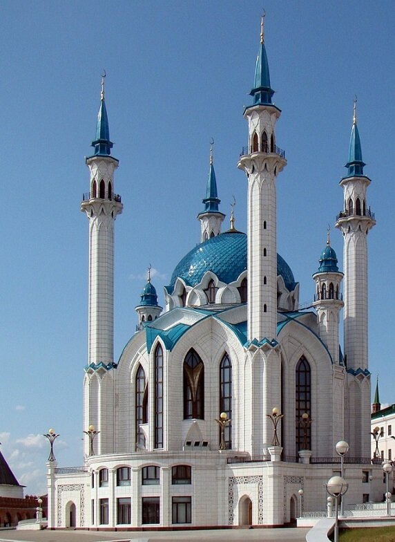 Алмазная мозаика на подрамнике Мечеть Кул- Шариф, 40х50 см, сложность 5, цветов 24/ Komas
