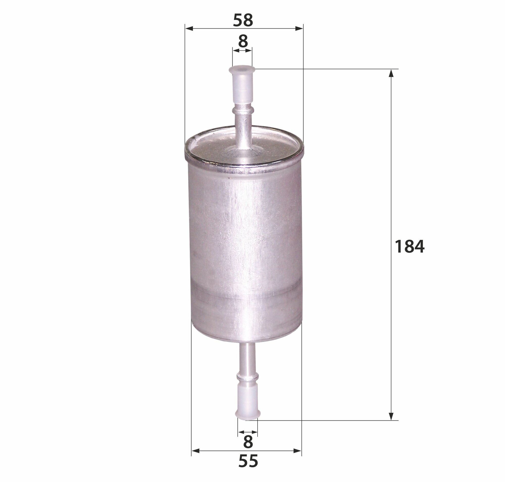 Фильтр топливный RB-Exide FC-018E для FORD, MAZDA, VOLVO, 1 шт.
