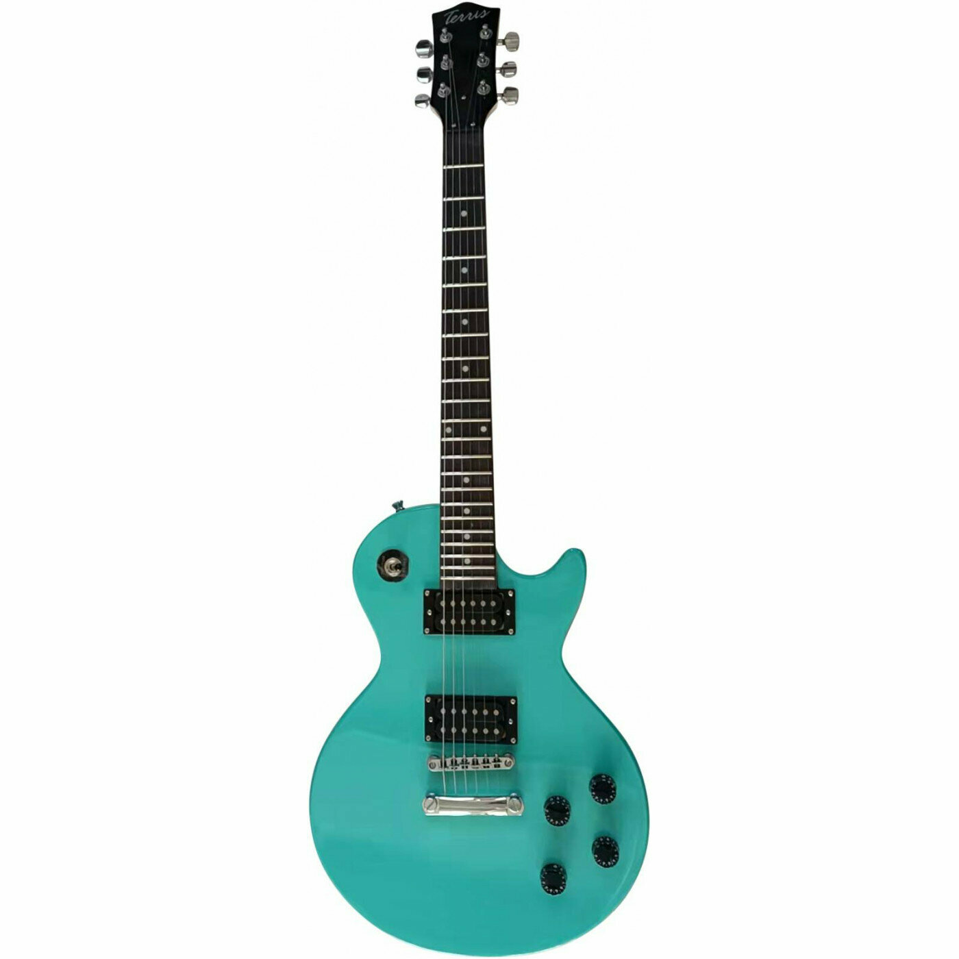 Электрогитара Terris Les Paul TLP-039, HH, мензура 25,5 дюймов, цвет морская волна