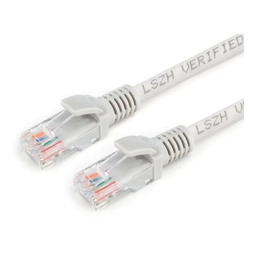 Патч-корд PREMIER PP31-3M-LSZH литой (molded), UTP, кат.5E, 3м, 4 пары, 24AWG, алюминий омедненный, многожильный, серый
