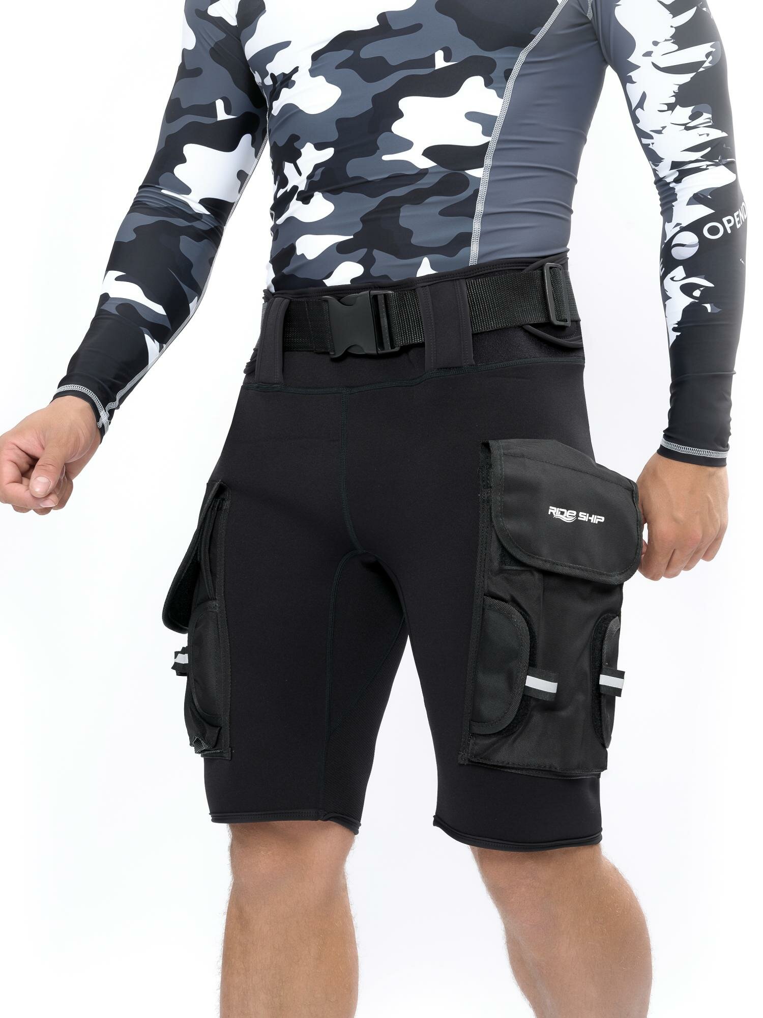 Шорты Ride Ship неопреновые с карманами и поясом 3 мм