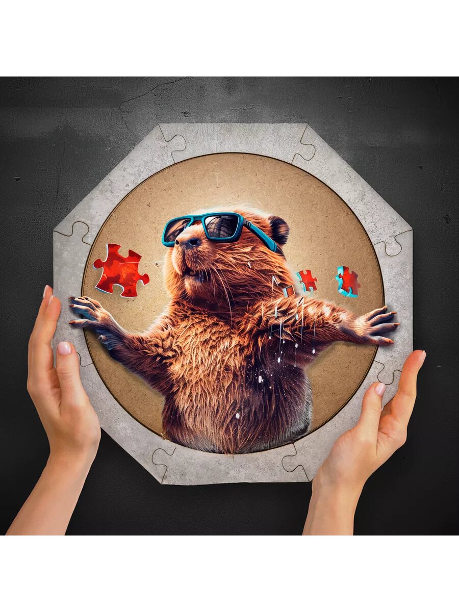 Рамка и система крепления пазлов BoberBox R01 Бетон