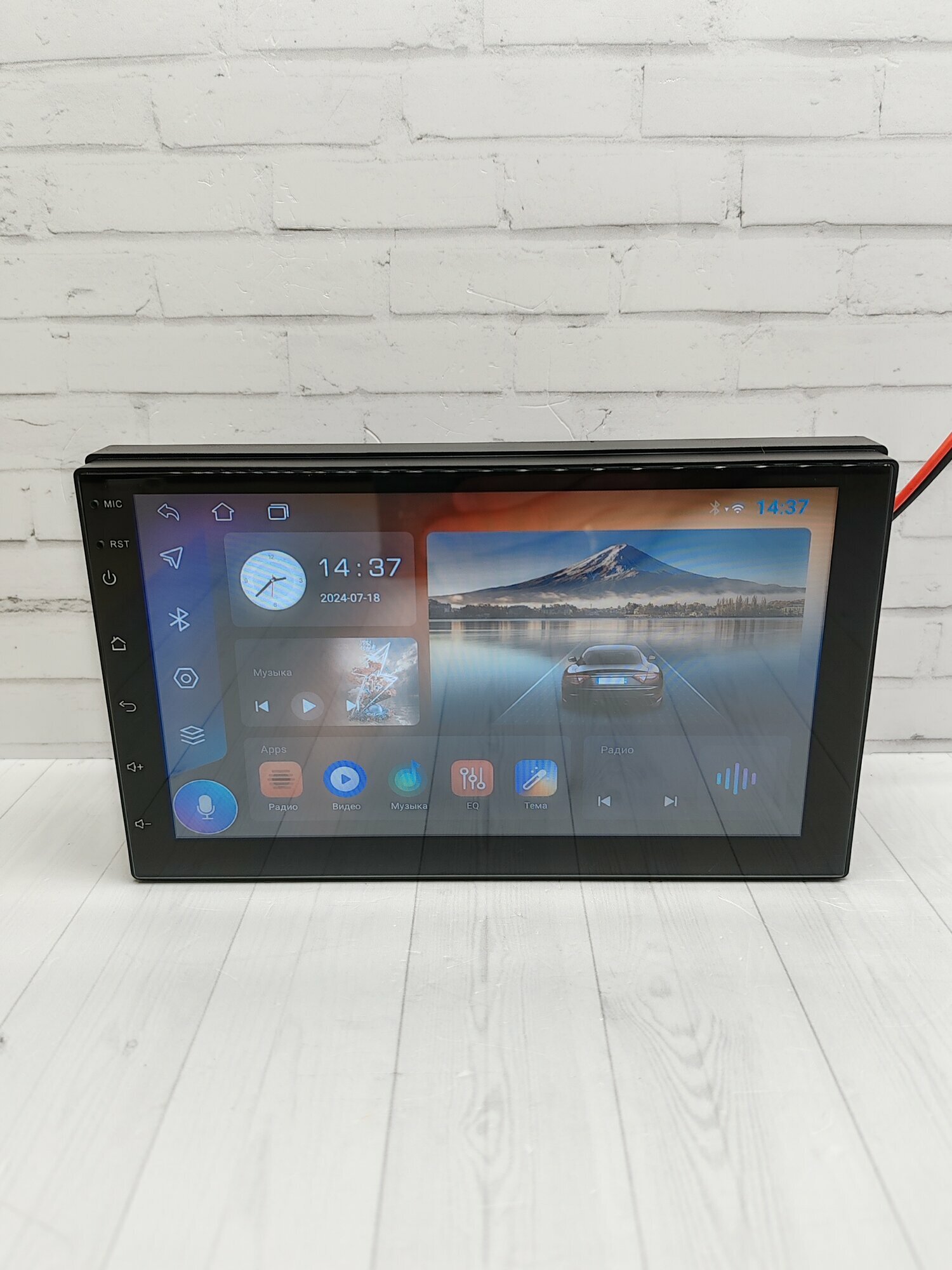 Магнитола 2 din андроид 13, экран QLED 10'дюймов, WiFi, GPS, USB, Блютуз. Универсальная, для любых авто.