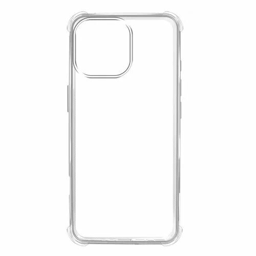 Чехол (клип-кейс) BORASCO для Apple iPhone 16 Pro Max, противоударный, прозрачный [73524]