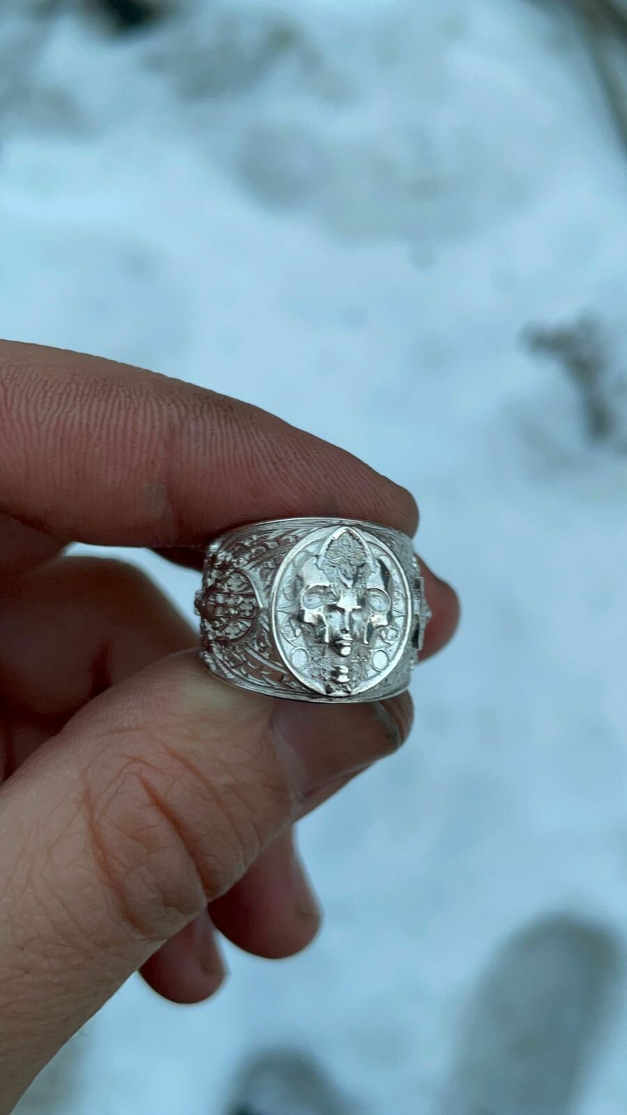 Печатка, серебро, 925 проба