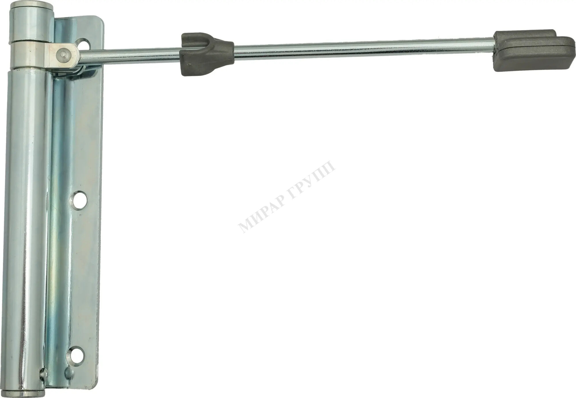 114A*170D Доводчик дверной пружинный до 60 кг Aldeghi Геркулес (170X39 mm) оцинкованная сталь