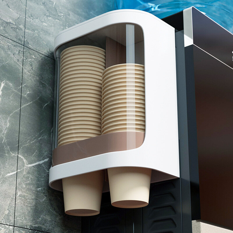 Одноразовая подставка для стаканов, автоматический подстаканник, подставка для бумажных стаканчиков, настенная полка