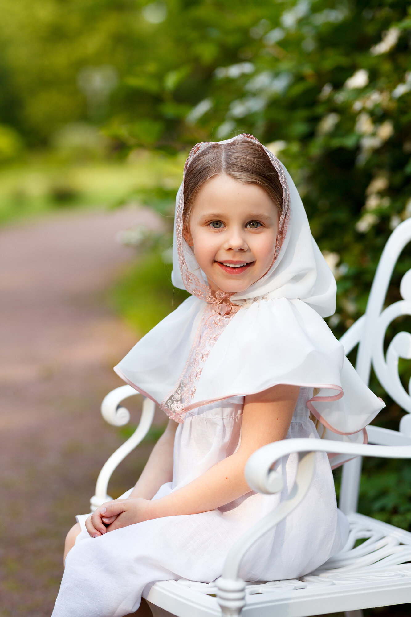 Платок-капюшон для девочек