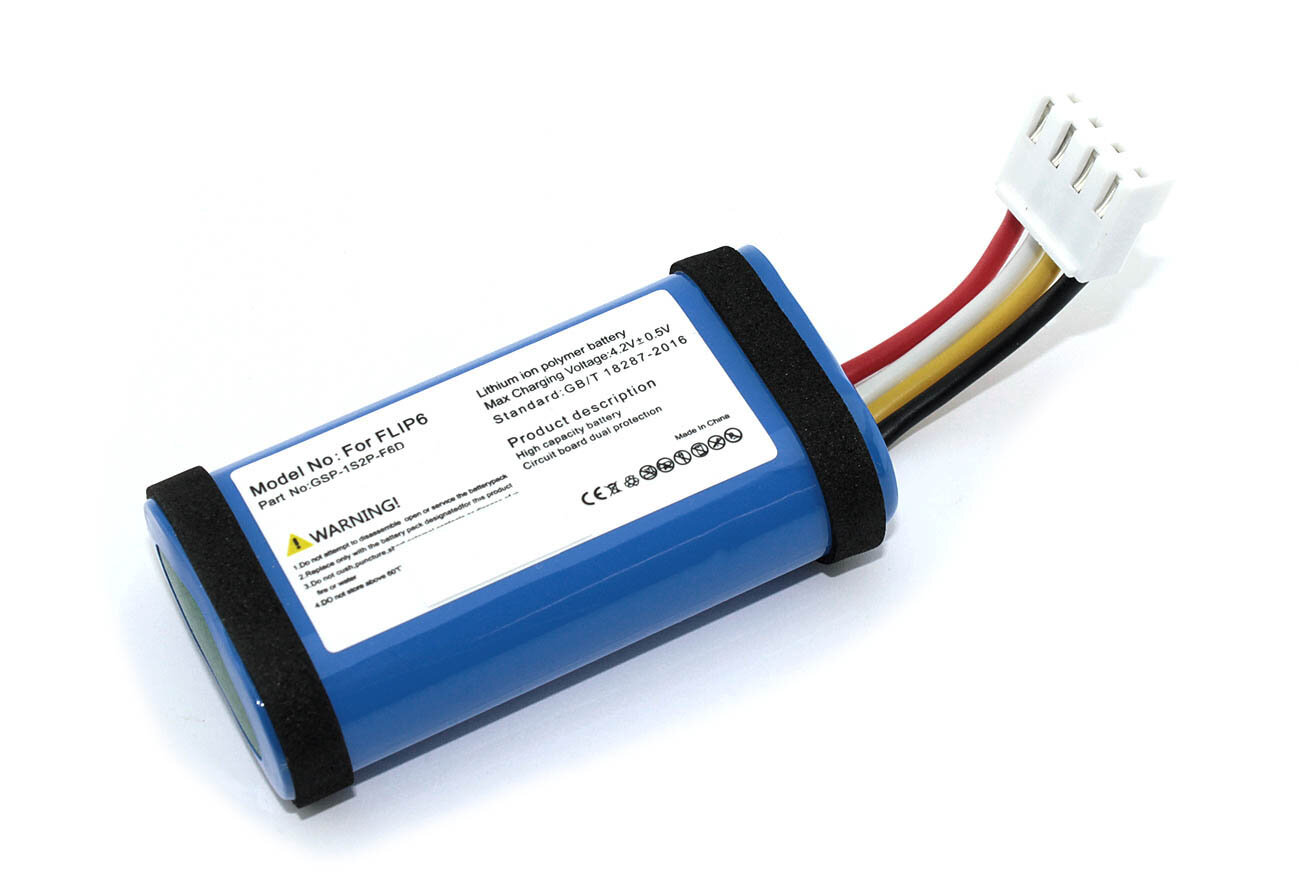 Аккумуляторная батарея для акустики Flip 6 3.7V 4800mAh OEM