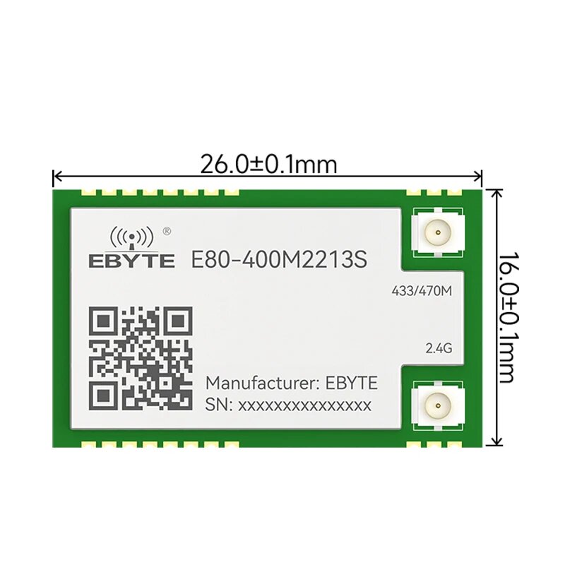Беспроводной модуль LoRa CDEBYTE E80-400M/900M