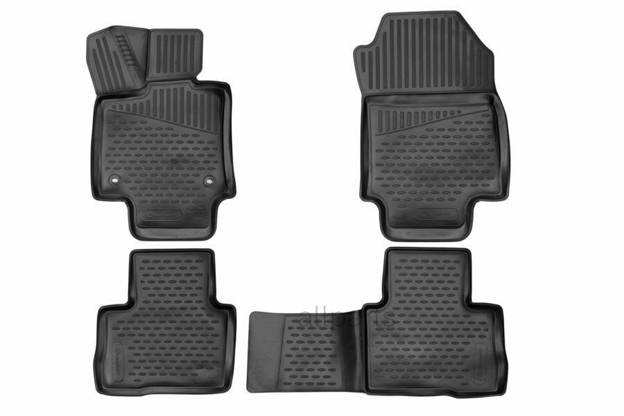 ELEMENT-AUTOFAMILY ELEMENT3D02259210K Коврики 3D в салон подходят для TOYOTA RAV4, 2019-> кроссовер, 4шт. (полиуретан)